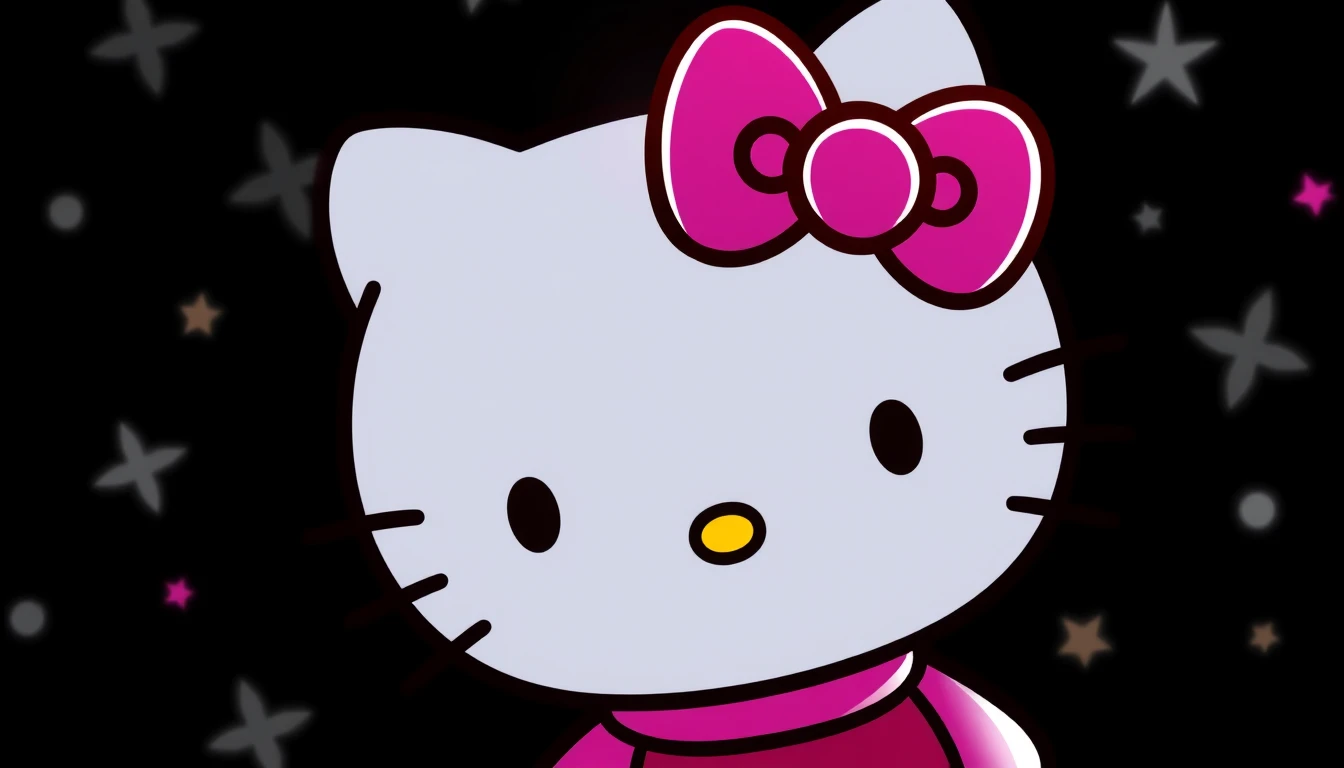 🔥 Free Download Hello Kitty Black Background by @tevans86 | WallpaperSafari