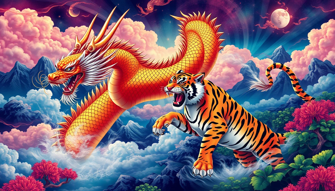 🔥 [50+] Dragon and Tiger Wallpapers | WallpaperSafari