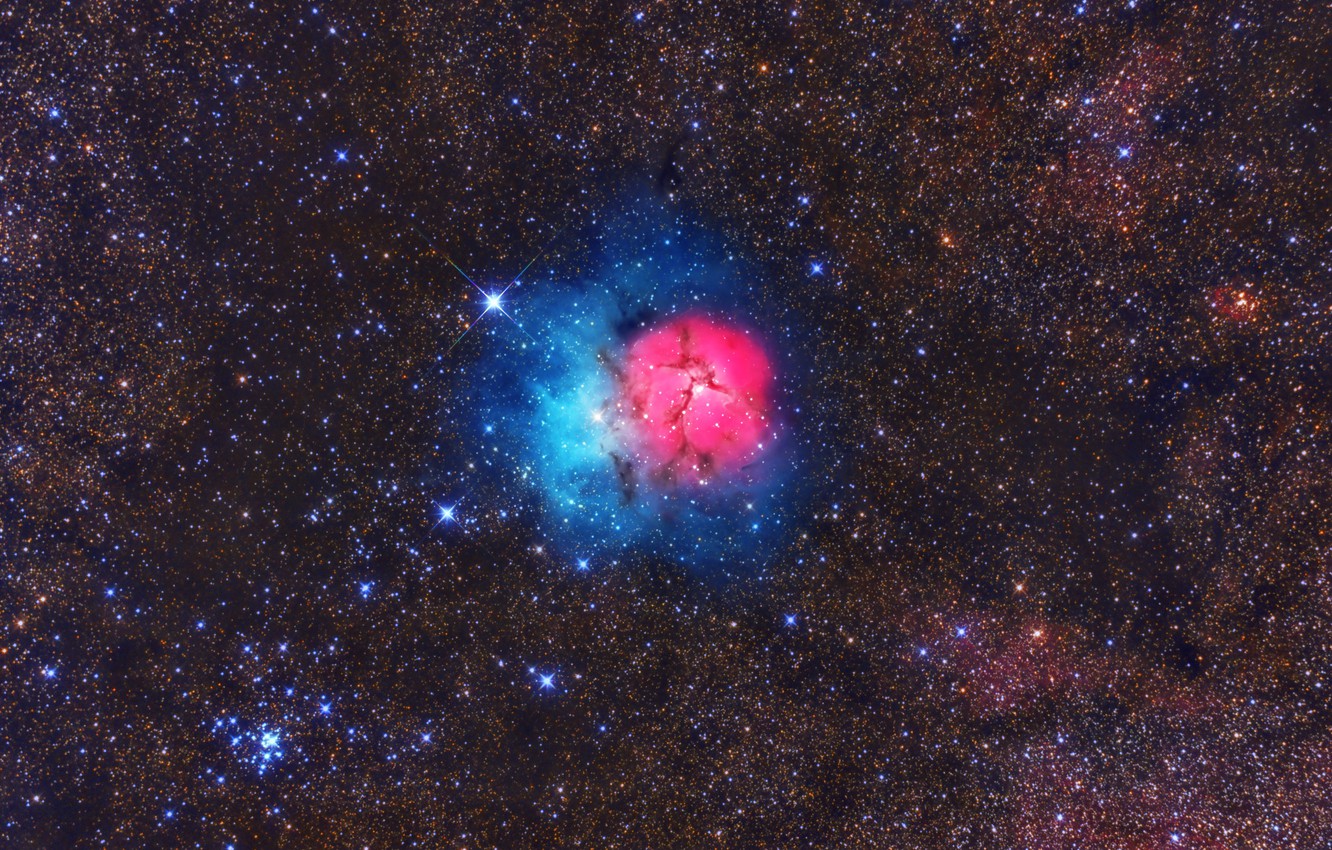 🔥 Free Download Wallpaper Space Nebula Trifid Lagoon Image For Desktop ...