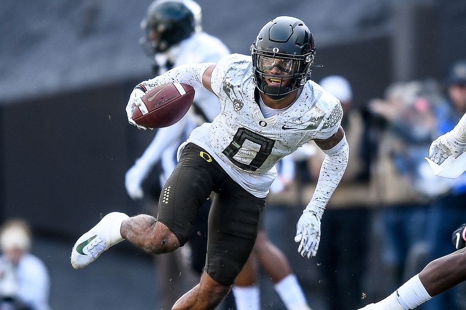 🔥 Free Download Oregon Cornerback Christian Gonzalez Has cb1 Potential ...