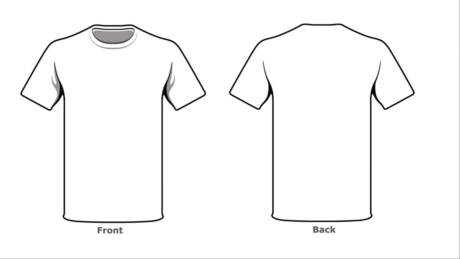 Blank Tshirt Template Front Back Side In High Resolut Vrogue co
