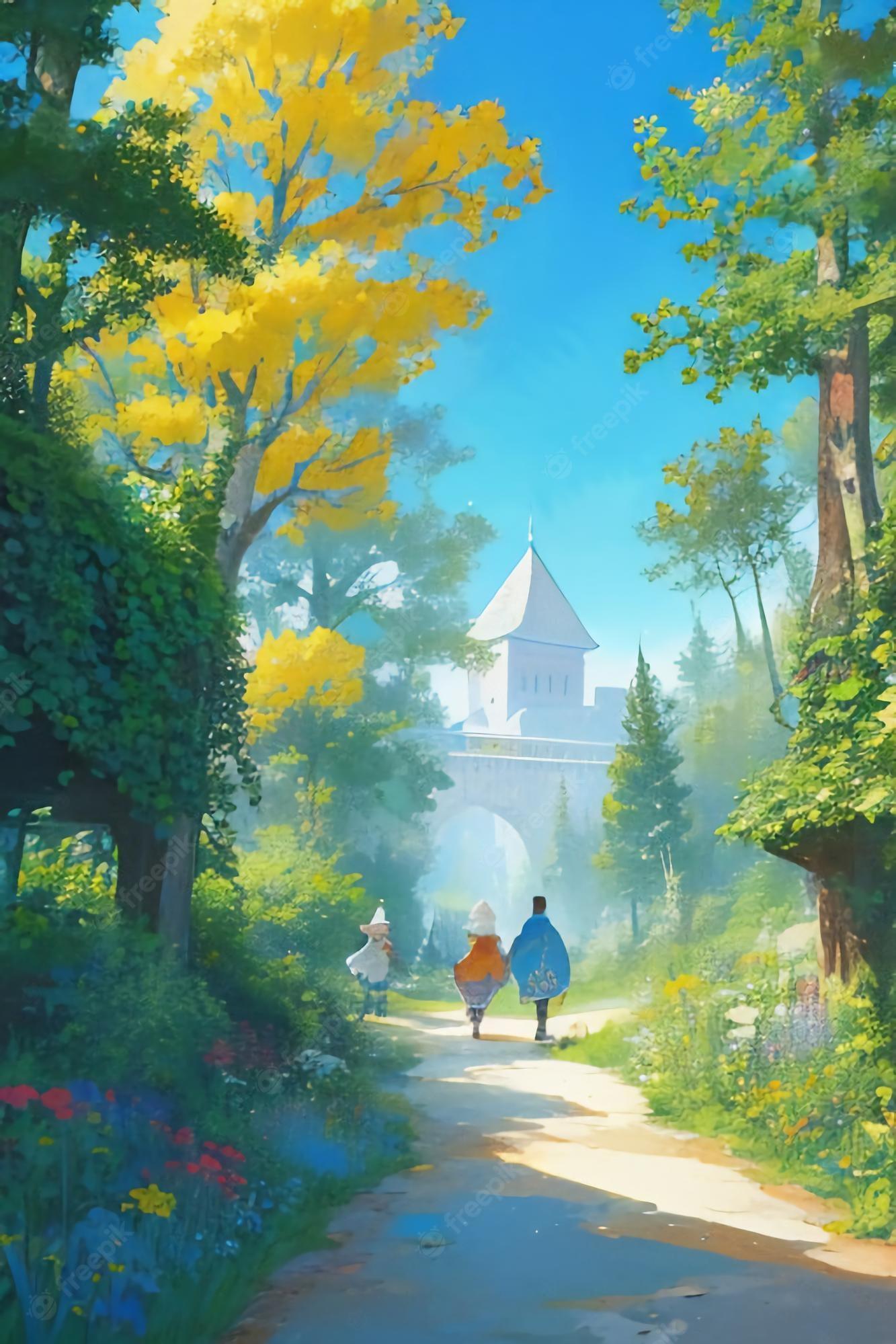 🔥 [10+] Manga Landscape Wallpapers | WallpaperSafari
