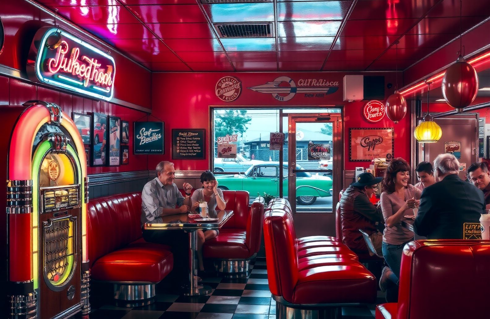 🔥 [50+] 50S Diner Wallpapers | WallpaperSafari
