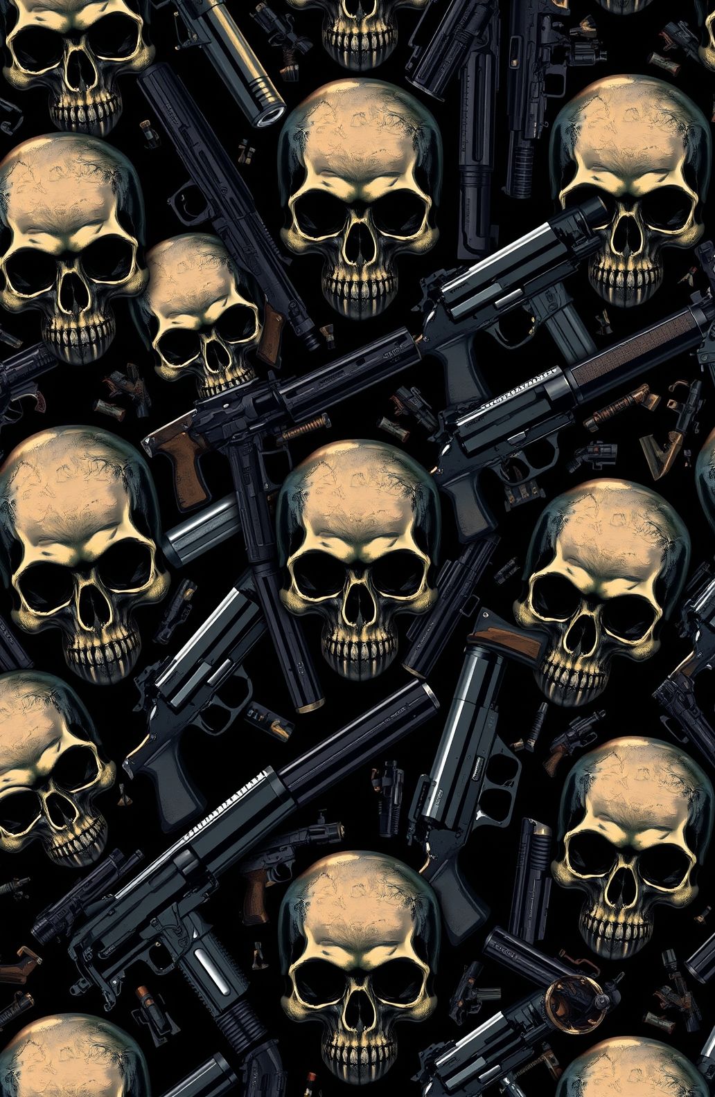 🔥 Free Download Skulls And Guns Wallpaper by @meghanl73 | WallpaperSafari