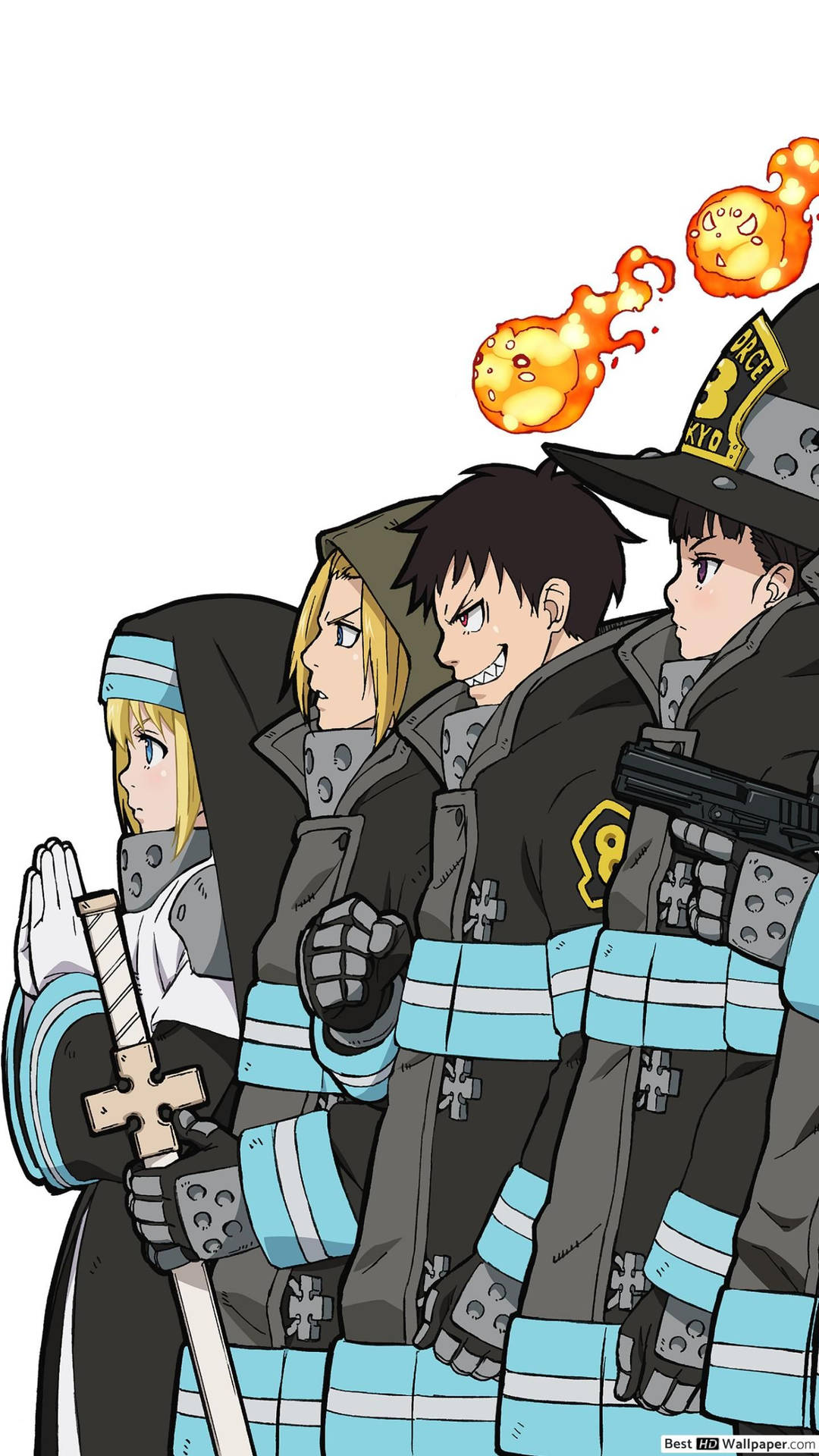 🔥 [50+] Fire Force Wallpapers | WallpaperSafari