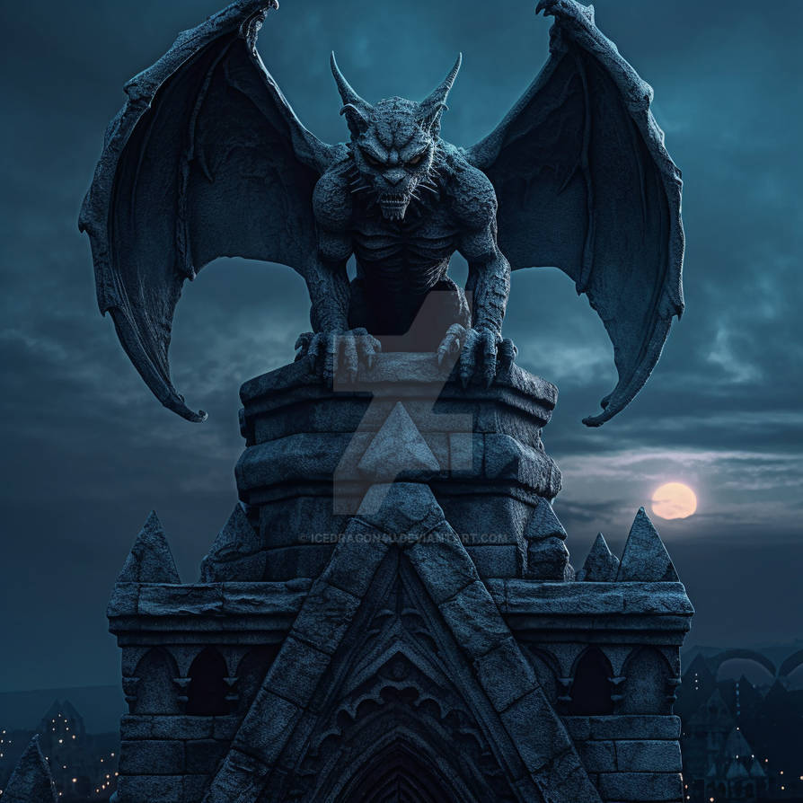 🔥 Free Download A Realistic Gargoyle By icedragon4u by @stephenp59 ...