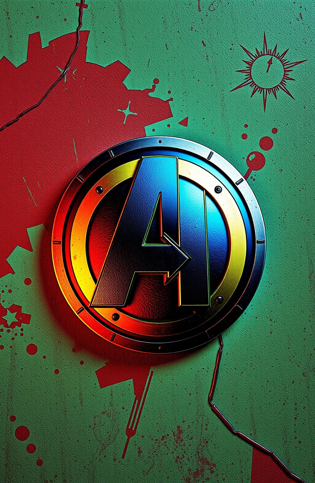🔥 Free Download Marvel Shield Logo Wallpaper by @angelaespinoza ...
