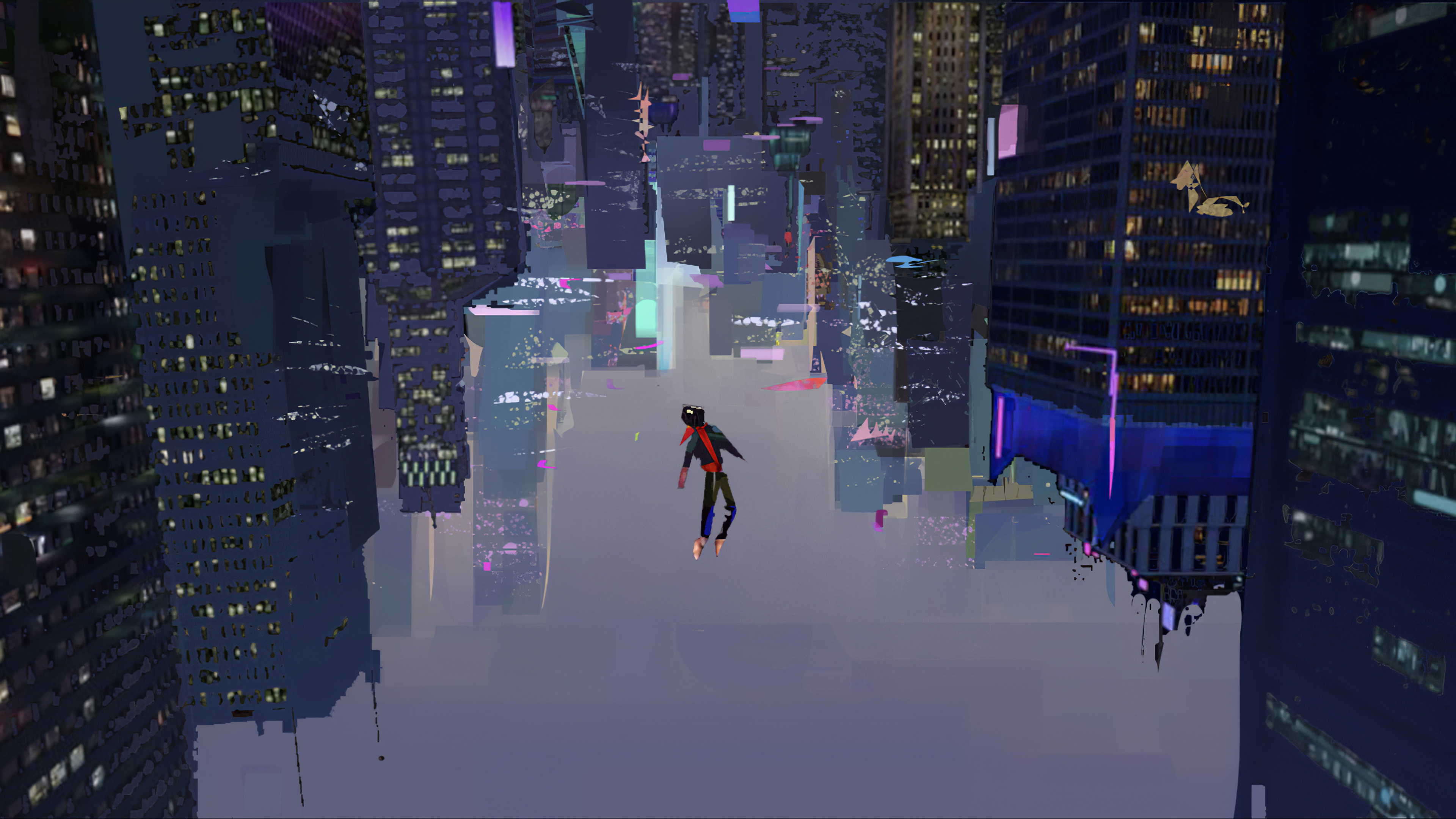 🔥 Free Download Spiderman Into The Spider Verse Art 4k Hd Wallpaper by ...