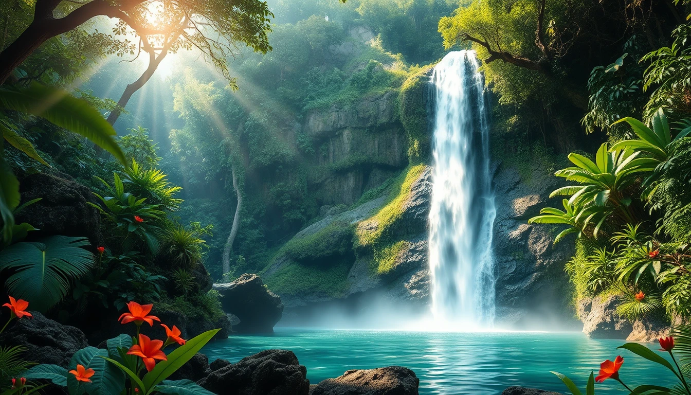 🔥 [40+] Rainforest Waterfall Wallpapers | WallpaperSafari