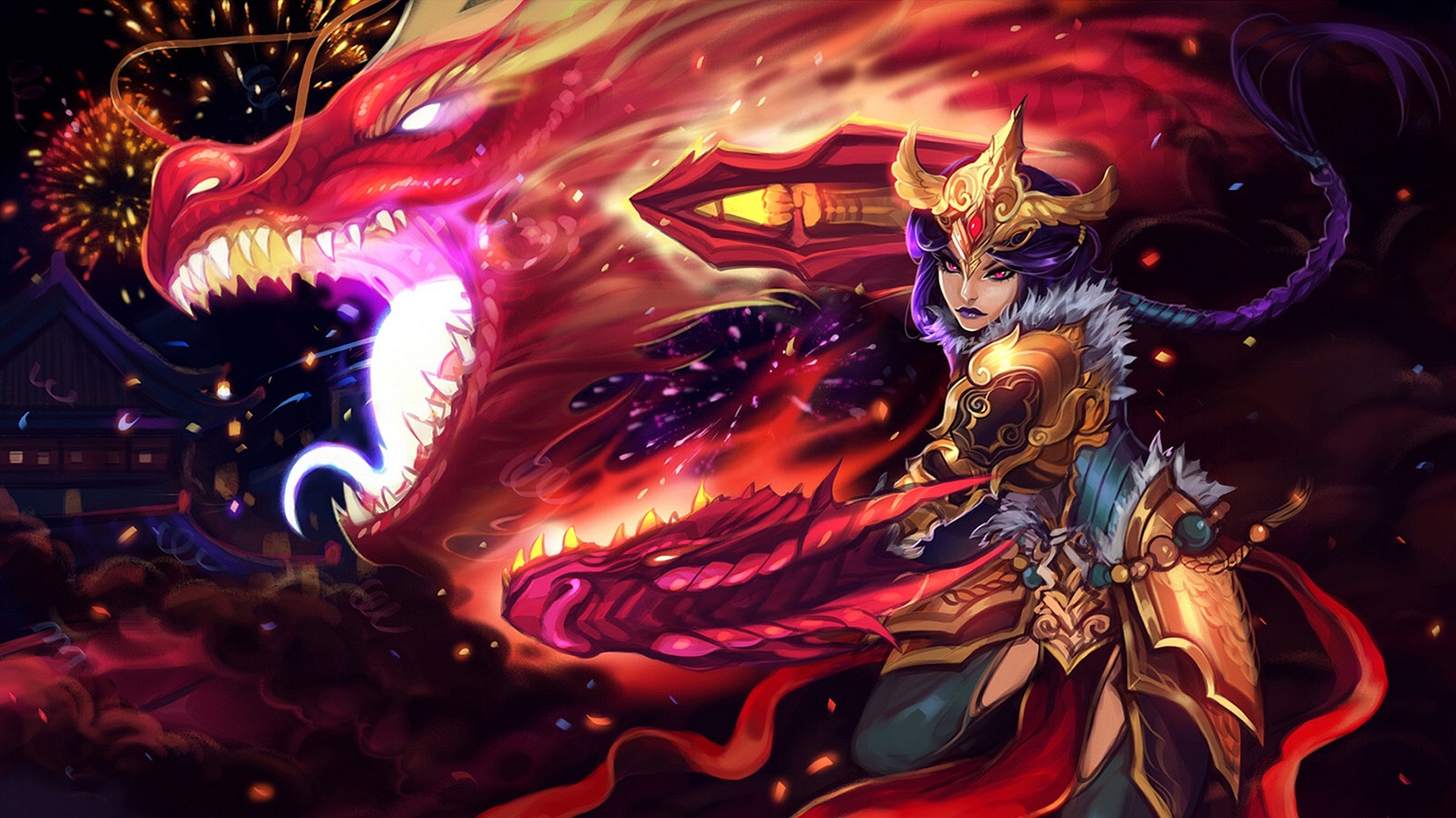 🔥 Free Download Shyvana Hd Background Wallpaper Baltana by @cmassey35 ...