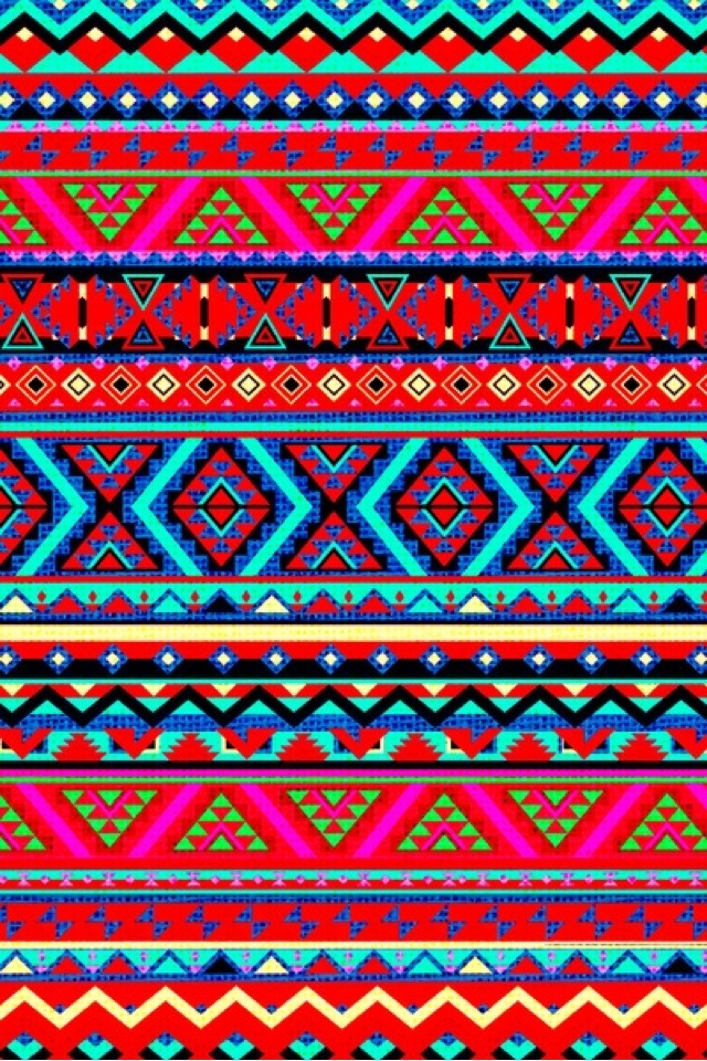 Free download Aztec Print Wallpaper on [640x960] for your Desktop ...