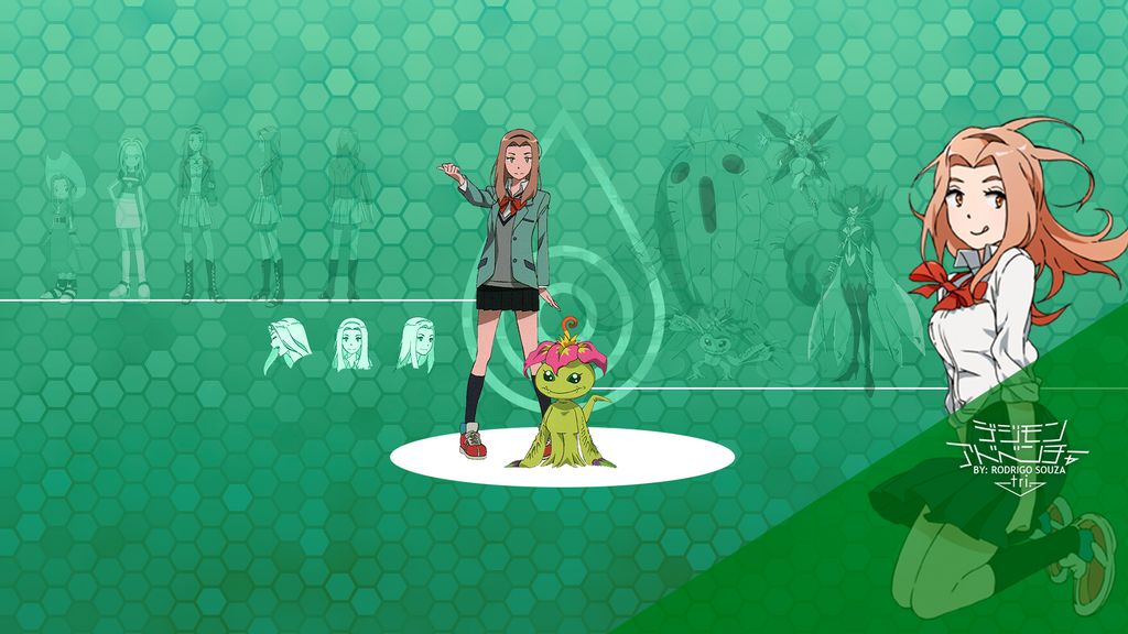 🔥 Free Download Tachikawa Mimi And Palmon Profile Wallpaper By ...