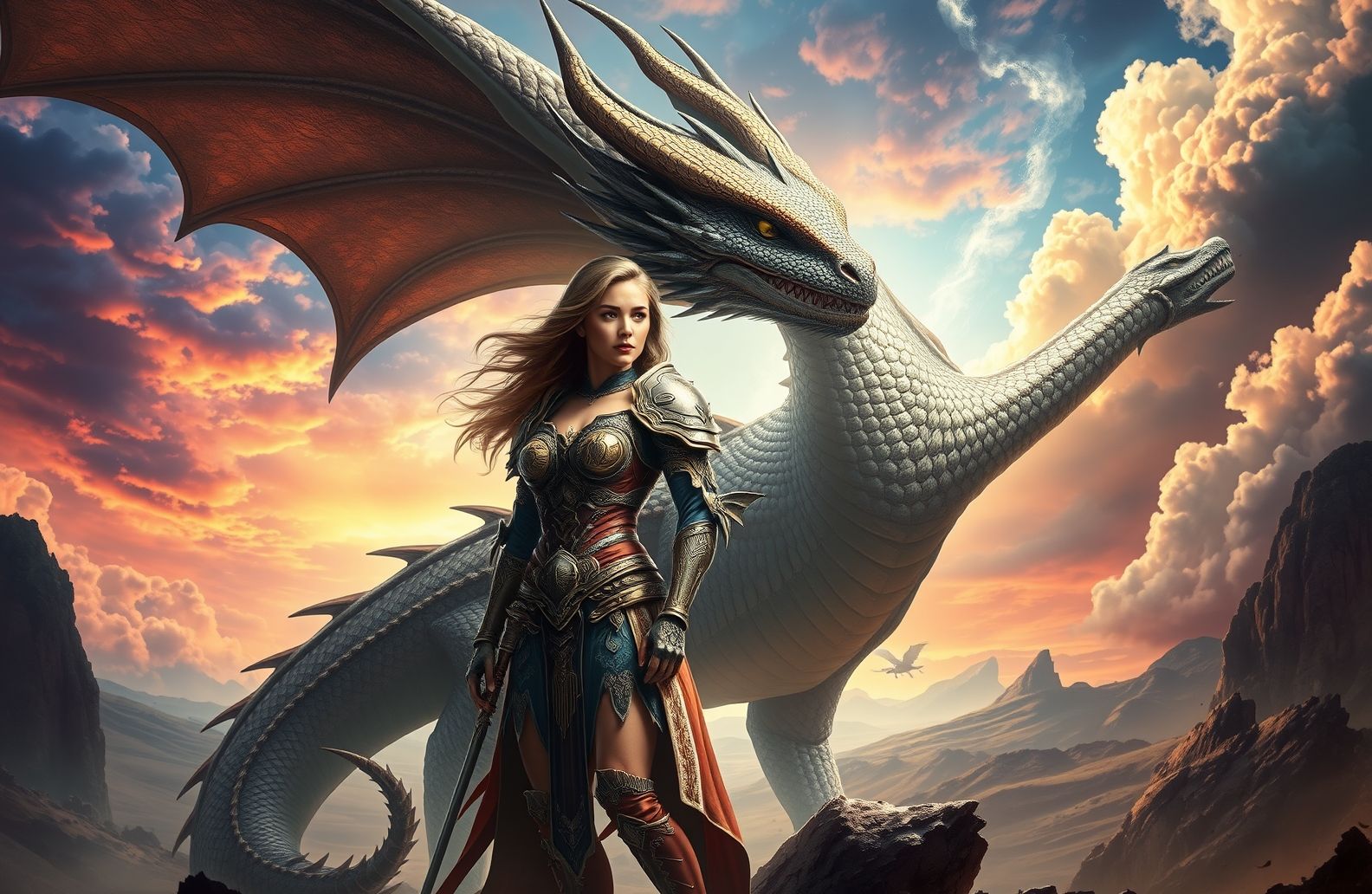 🔥 Free Download Woman And Dragon Wallpaper by @douglass | WallpaperSafari
