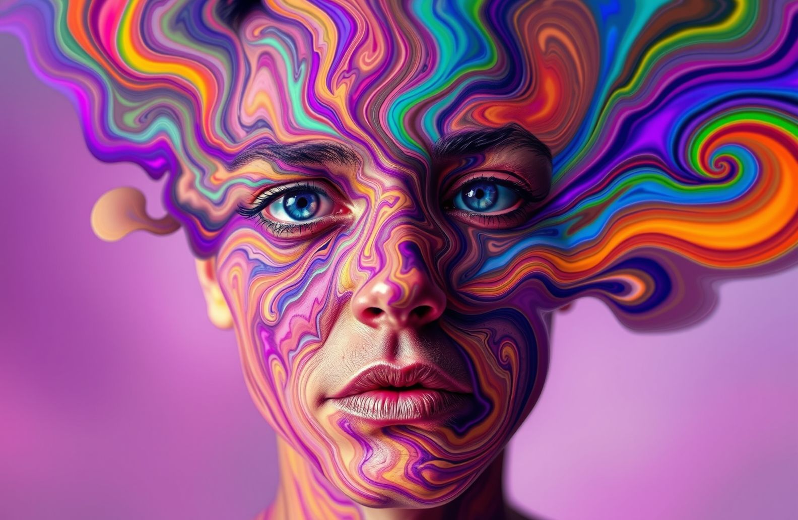 🔥 [40+] Trippy Face Wallpapers | WallpaperSafari