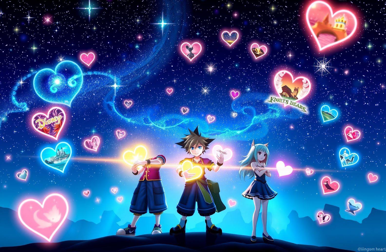 🔥 Free Download Kingdom Hearts Live Wallpaper by @samanthan ...