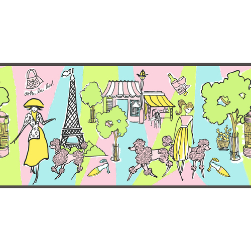 Red Border Clip Art Paris French Flag Border: Clip Art, Page Border,