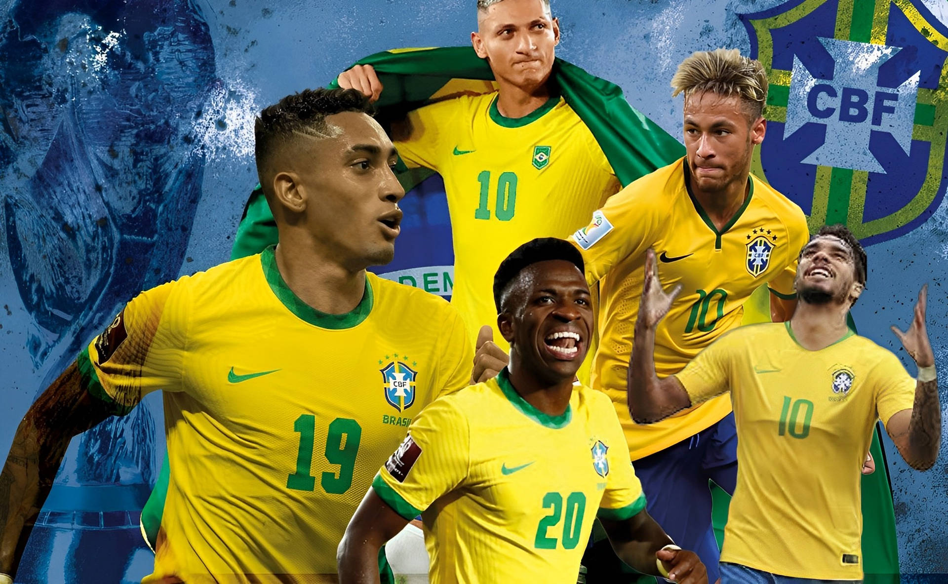 🔥 Free Download Brazil National Football Team Wallpaper by ...