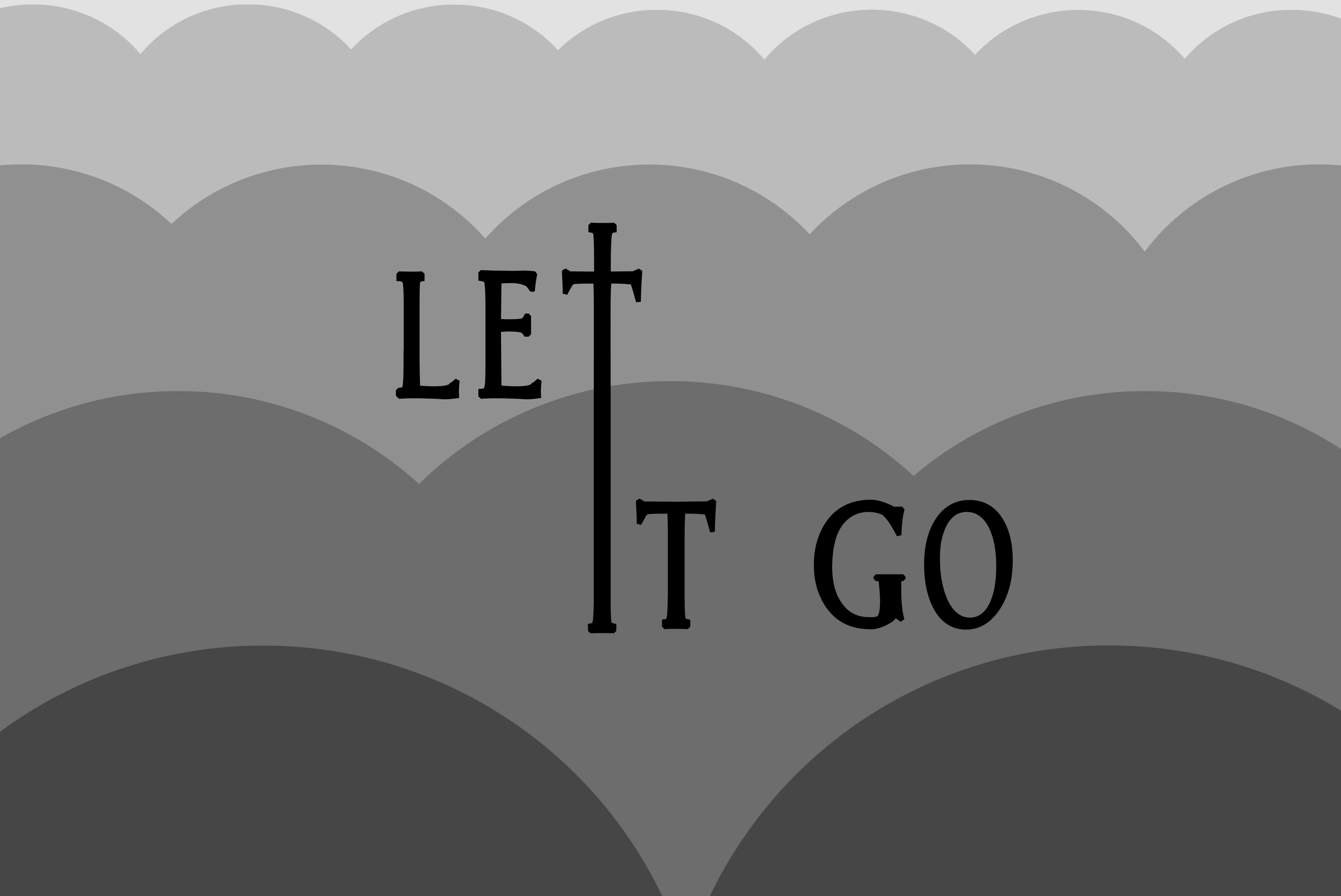 🔥 Free Download Inspirational Let It Go Blocks Message Wallpaper by ...