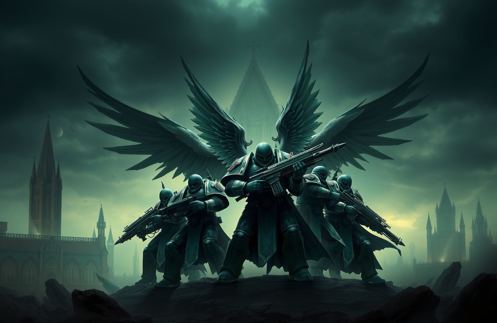 🔥 Free Download Dark Angels 40k Wallpaper by @jacobh63 | WallpaperSafari