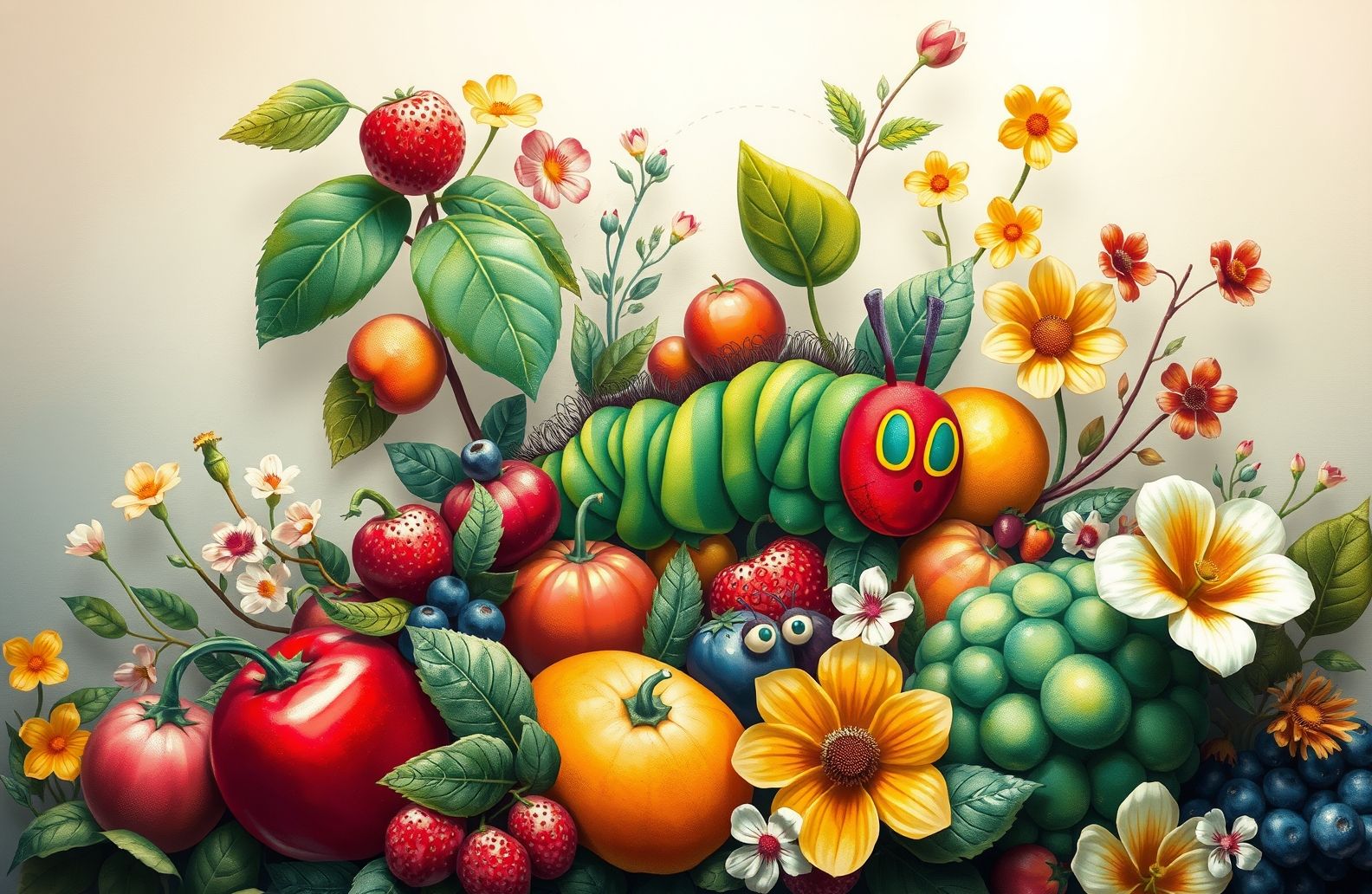🔥 Free Download The Very Hungry Caterpillar Wallpaper by @aprilsoto ...