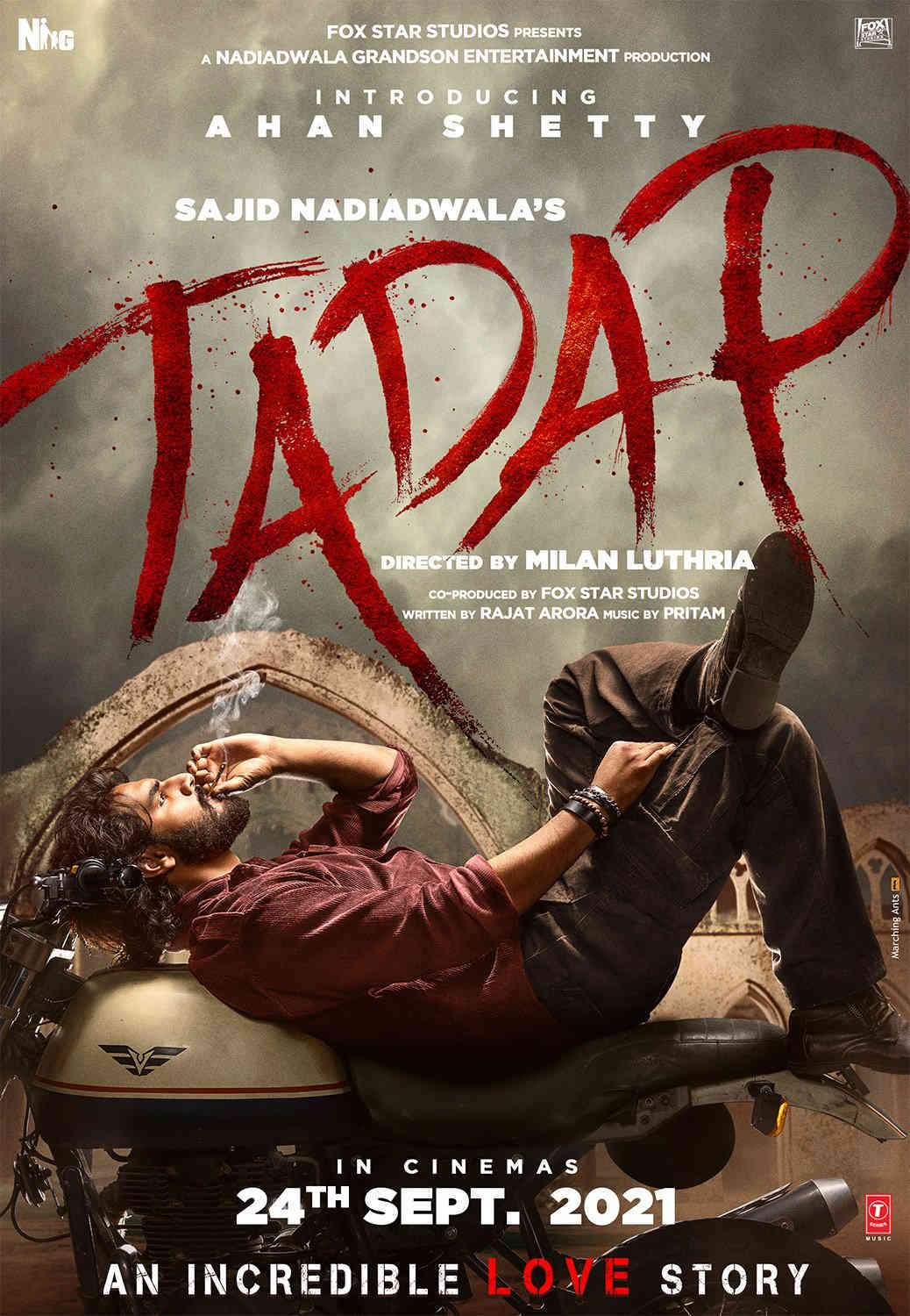 🔥 Free Download Tadap Sajid Nadiadwala Ahan Shetty Movie Fan Photos by ...