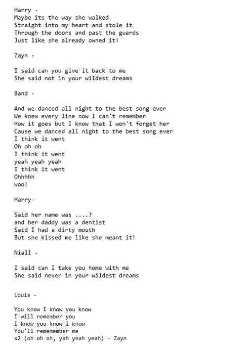 Free Download Best Song Ever Lyrics 500x700 For Your Desktop Mobile Free Download Best Song Ever Lyrics 500x700 For Your Desktop Mobile