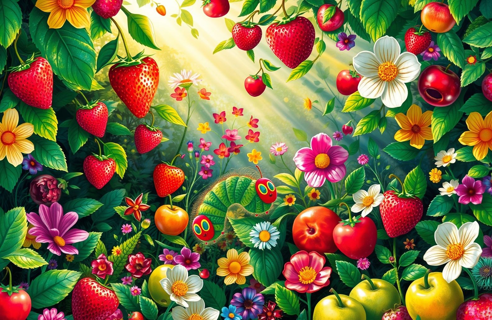 🔥 [60+] The Very Hungry Caterpillar Wallpapers | WallpaperSafari