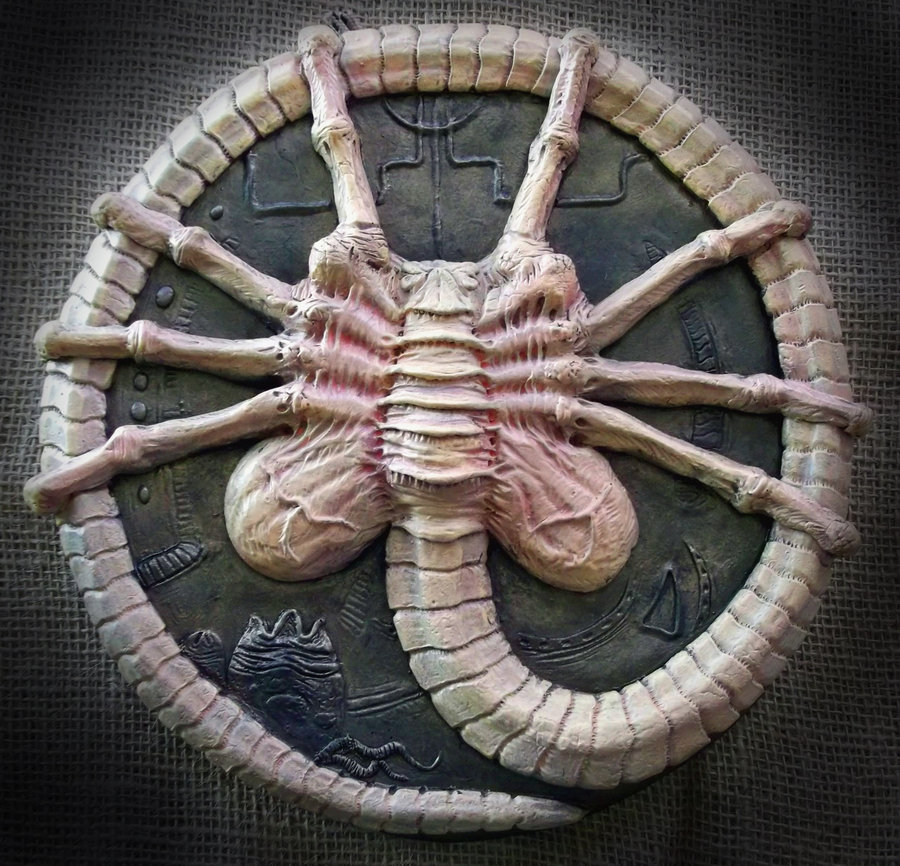 🔥 Free Download Alien Facehugger Wall Plaque Sculpture By Micky Betts ...