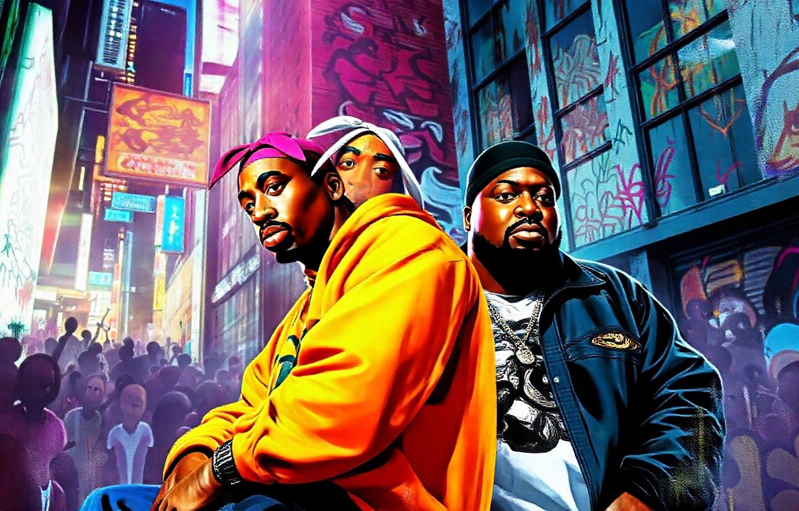 Papel De Parede Biggie Tupac