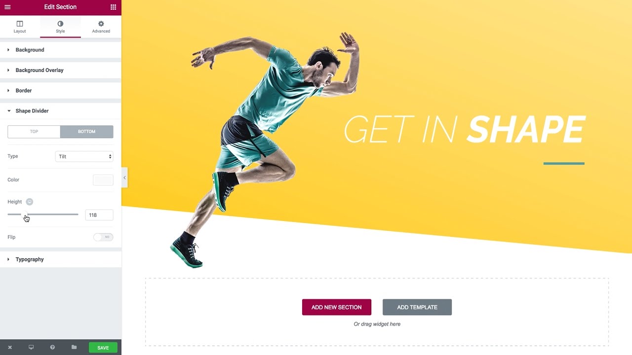 Free Download Elementor Introducing Shape Divider For WordPress Page Sections 1280x720 For 