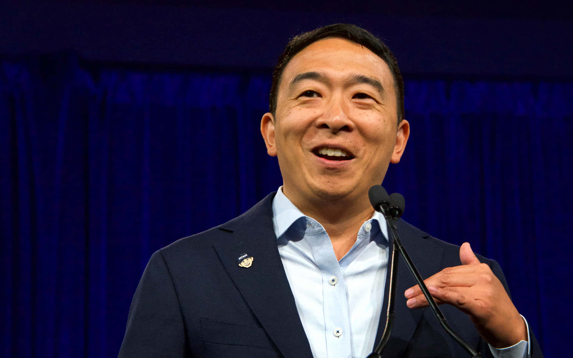 🔥 Free Download Andrew Yang Campaigning Wallpaper by @lmcclain ...
