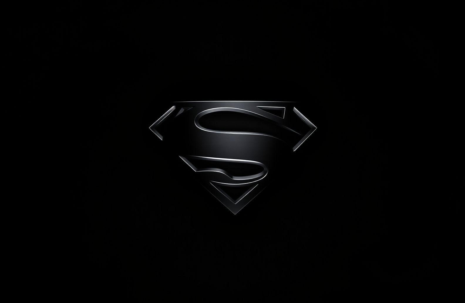 🔥 Free Download Black Superman Logo Wallpaper by @ryann83 | WallpaperSafari