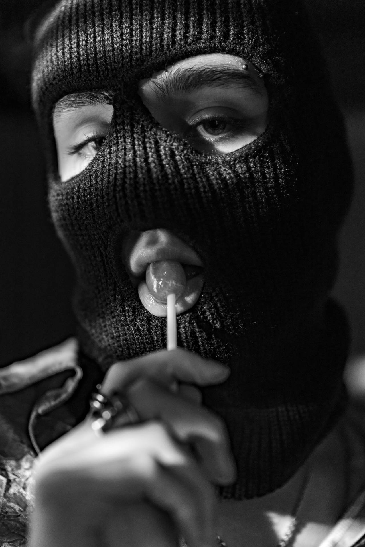 🔥 Free Download Girl In Black Ski Mask Aesthetic Wallpaper by @haleya78 ...