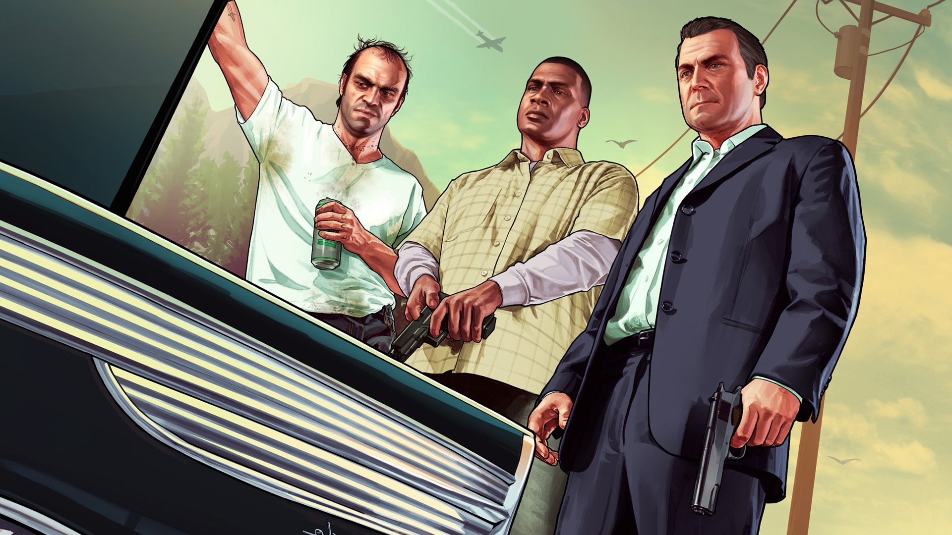 🔥 Free Download City Reflection Vehicle Car Video Game Grand Theft Auto ...