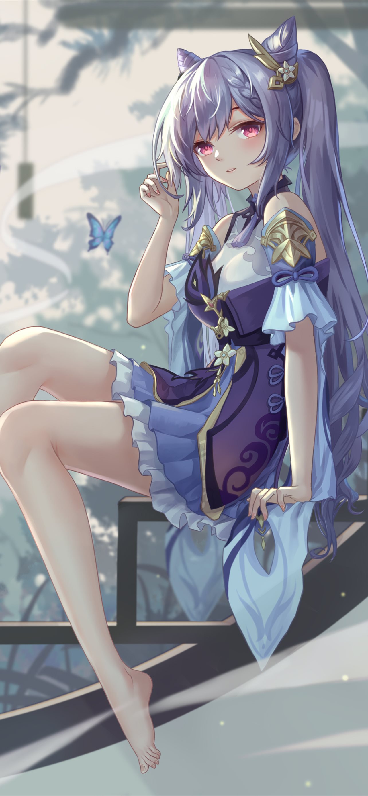 🔥 Free Download Keqing Genshin Impact 5k Iphone Wallpaper by ...