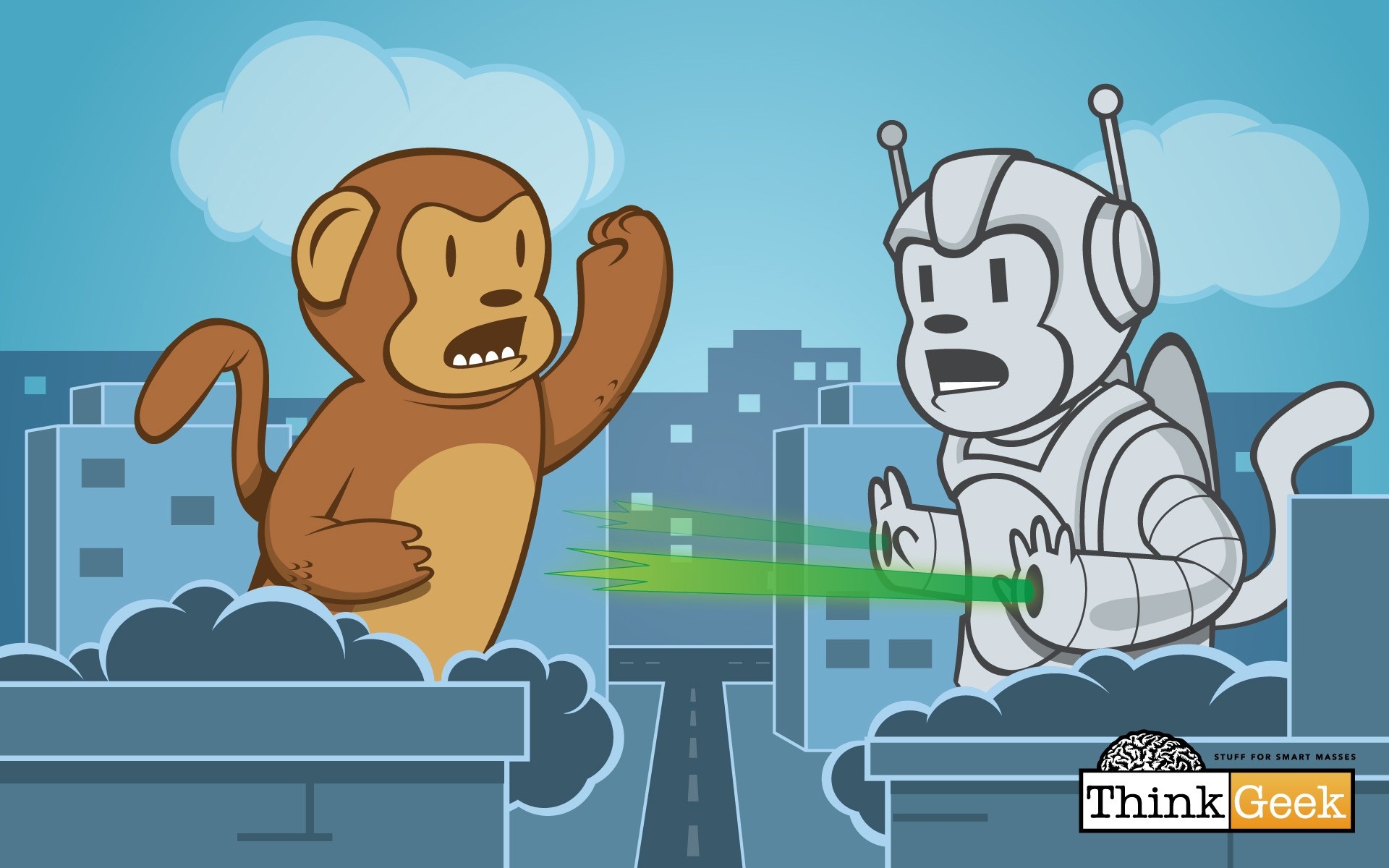 🔥 Free Download Mecha Monkeys Thinkgeek High Quality Wallpaper ...