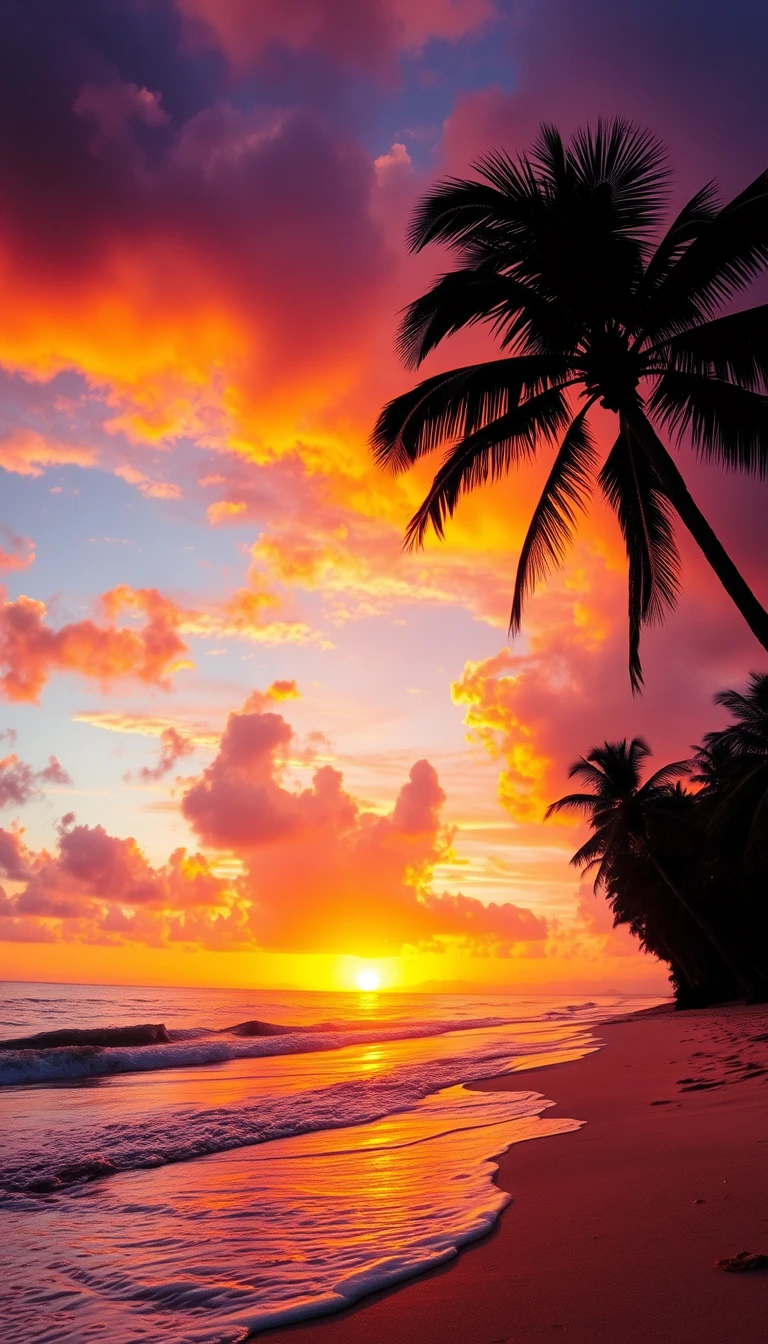🔥 Free Download Tropical Beach Sunset Wallpaper by @tburton59 ...