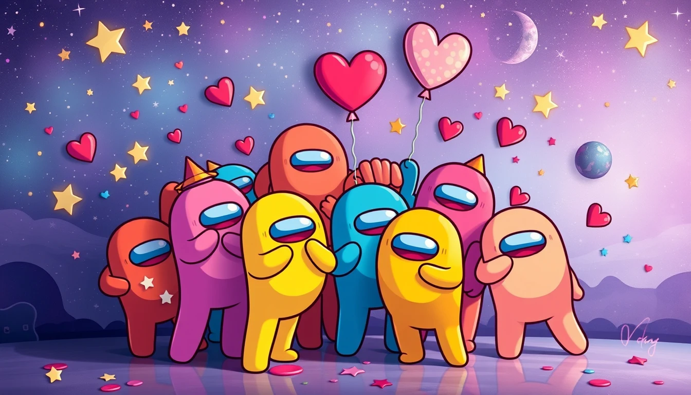 🔥 [50+] Cute Among Us Wallpapers | WallpaperSafari