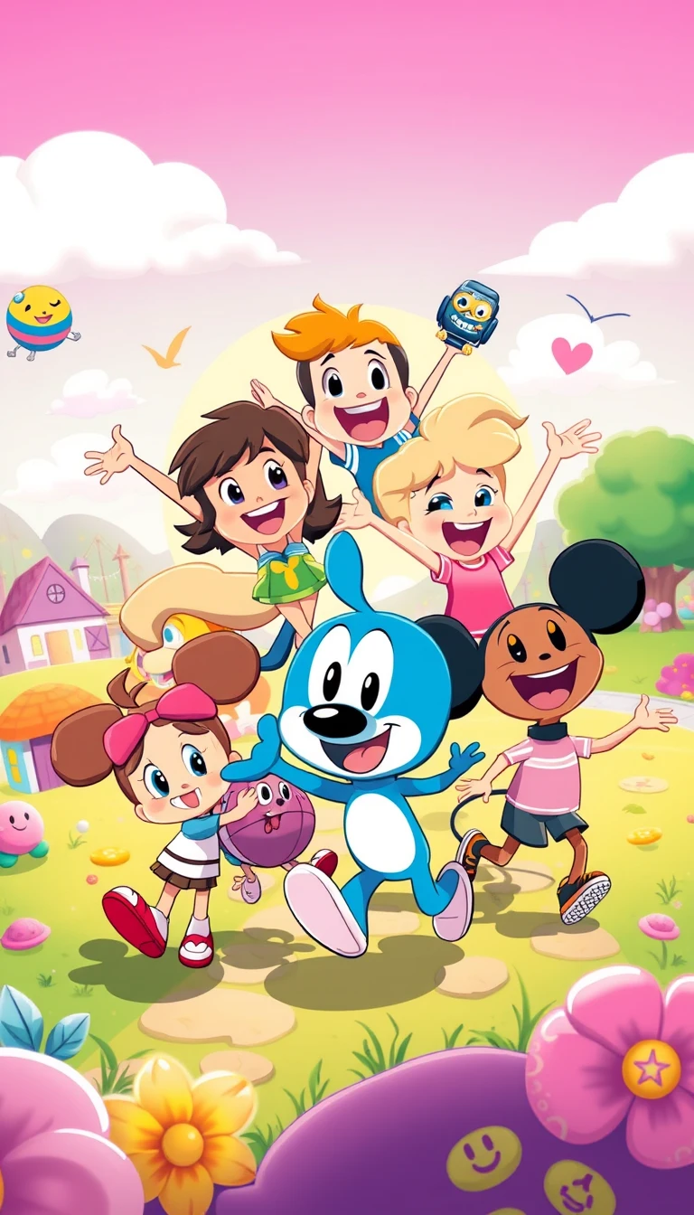 🔥 Free Download Cartoon Characters Phone Wallpaper by @vthomas84 ...