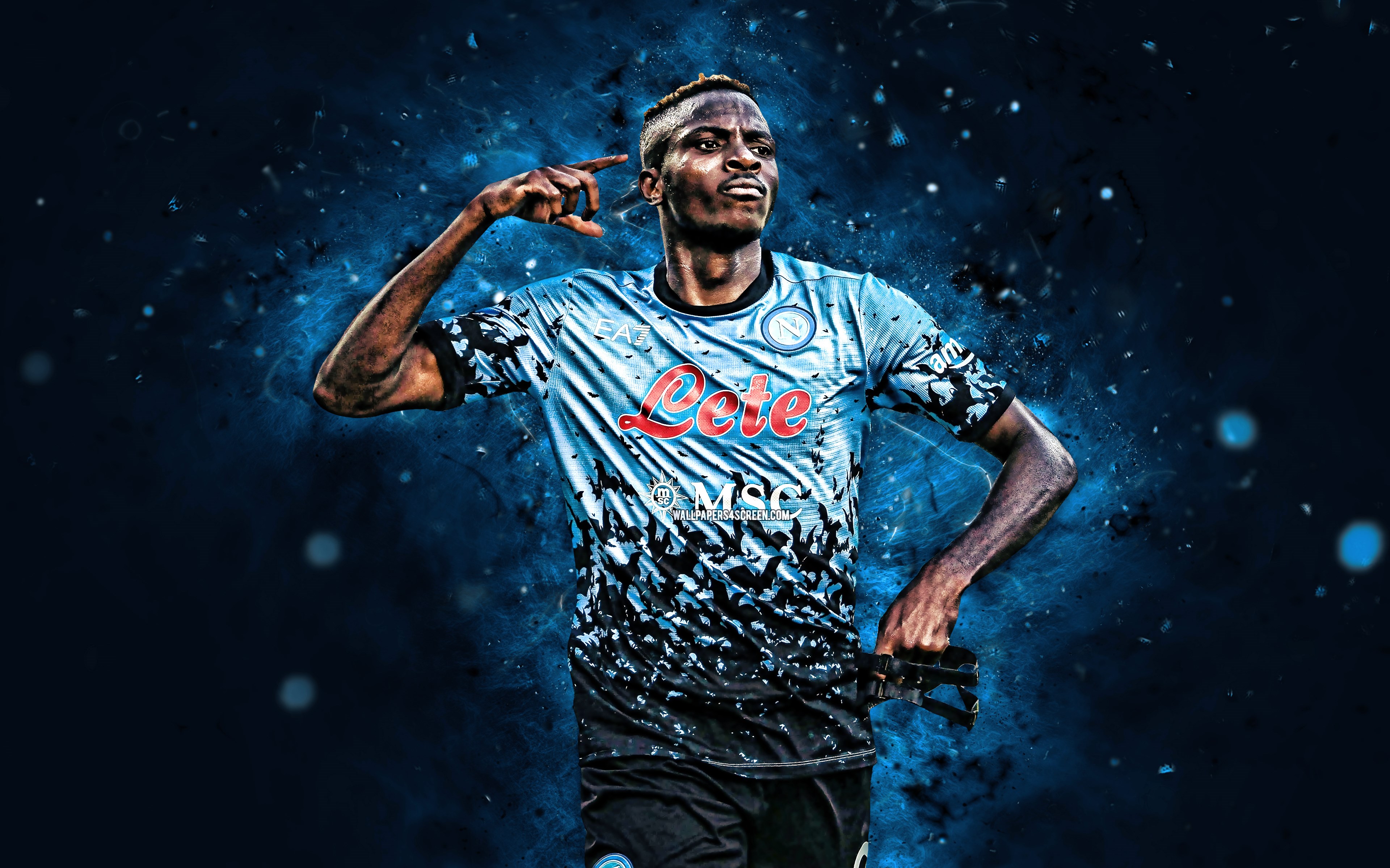 🔥 Free Download Wallpaper Victor Osimhen 4k Personal Celebration Ssc by ...