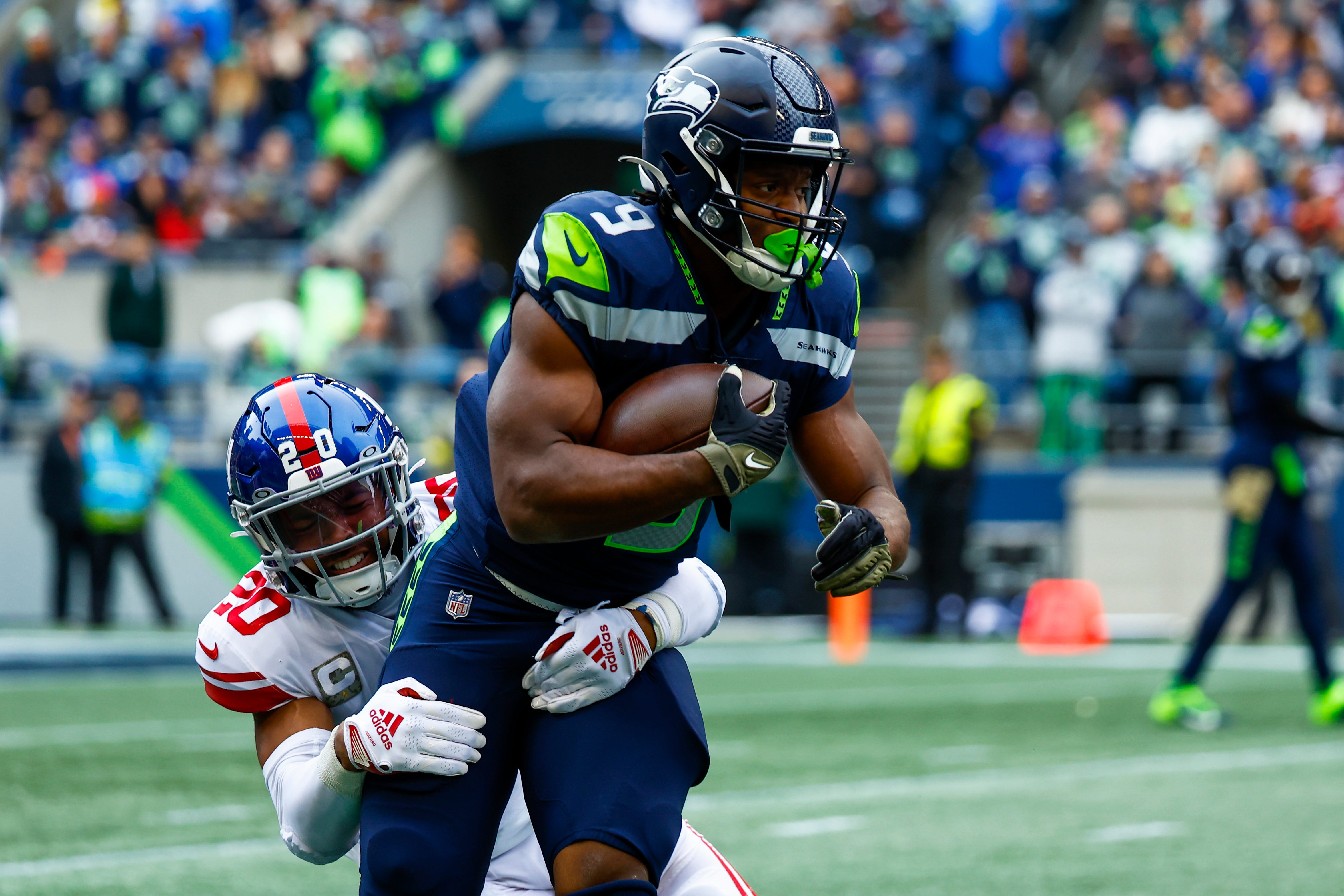 🔥 Free Download Seattle Seahawks Rb Kenneth Walker Iii Continues To ...