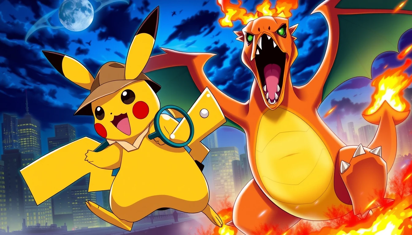 🔥 Free Download Detective Pikachu Charizard Wallpaper by @michellew80 ...