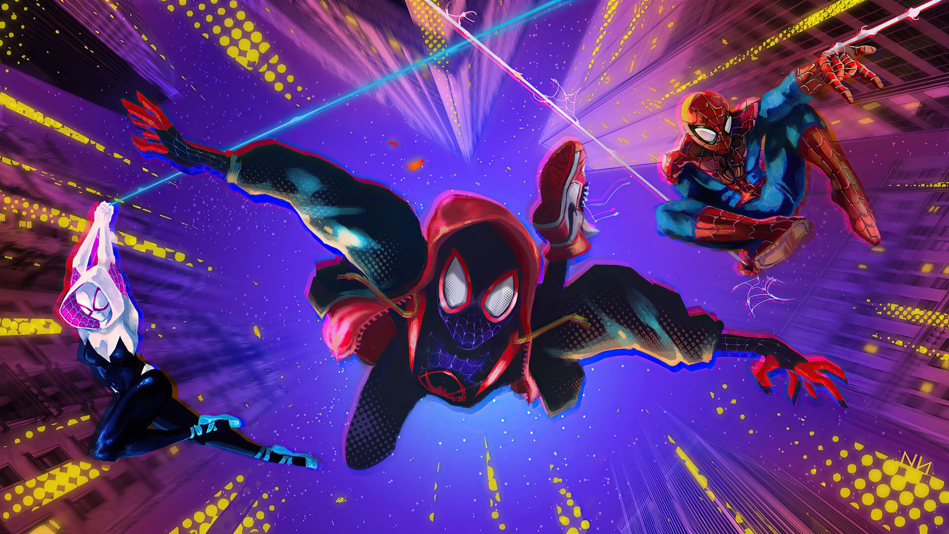 🔥 Free Download Spider Man Into The Verse Wallpaper by @rhondawall ...