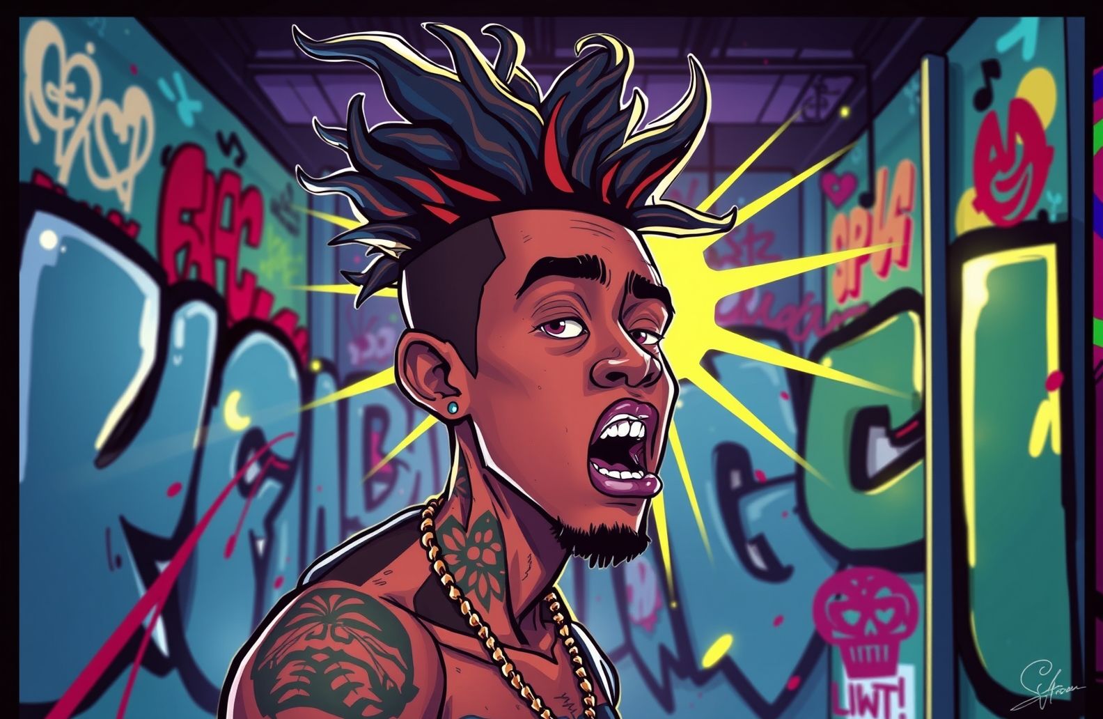 🔥 [40+] Cartoon XXXTentacion Wallpapers | WallpaperSafari