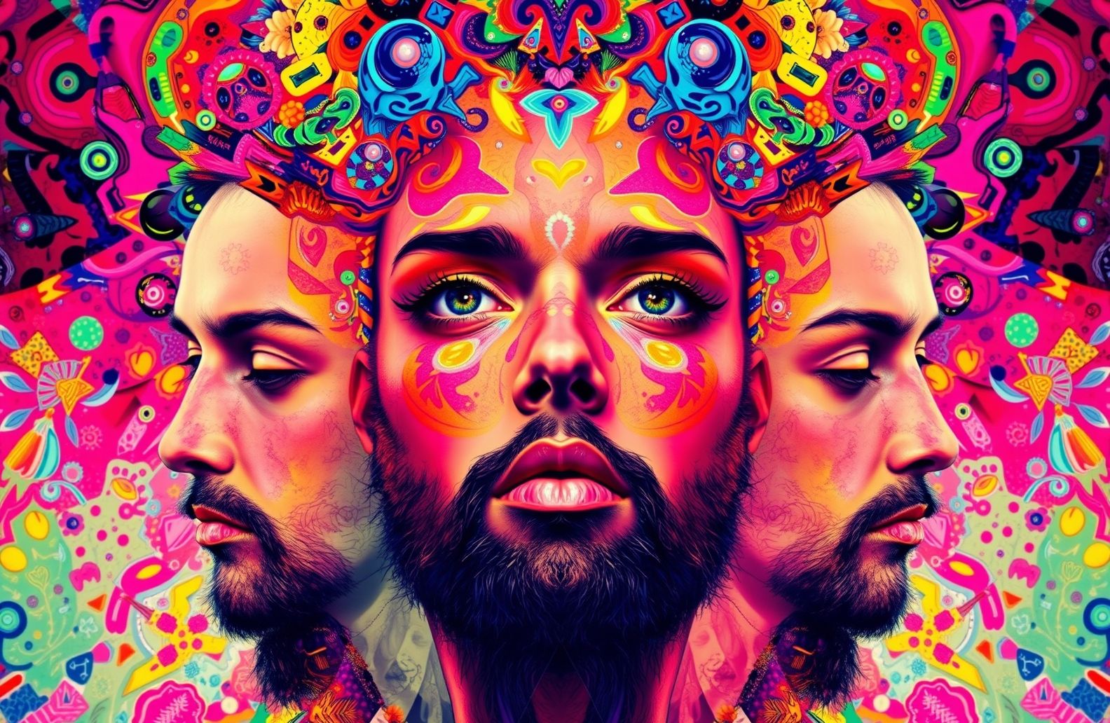 🔥 [50+] Trippy Face Wallpapers | WallpaperSafari