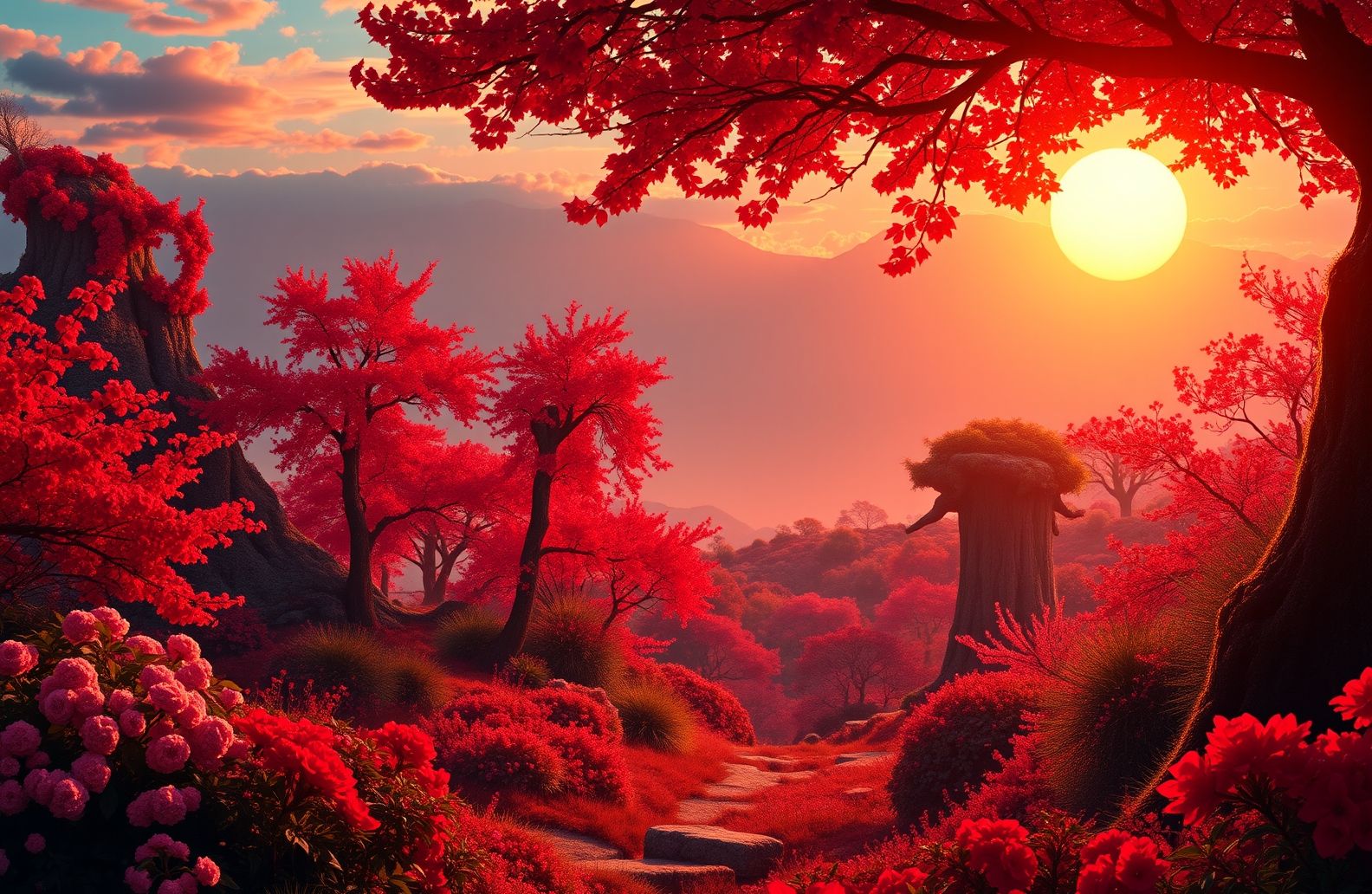 🔥 Free Download Red Nature Wallpaper by @vjimenez | WallpaperSafari