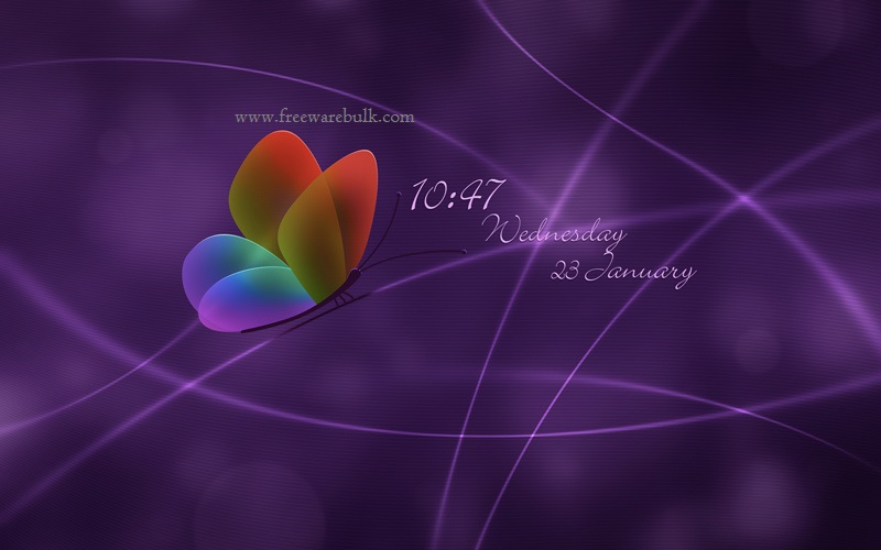 🔥 Download Set Wallpaper With Clock In Your Windows Desktop3 Jpg by ...