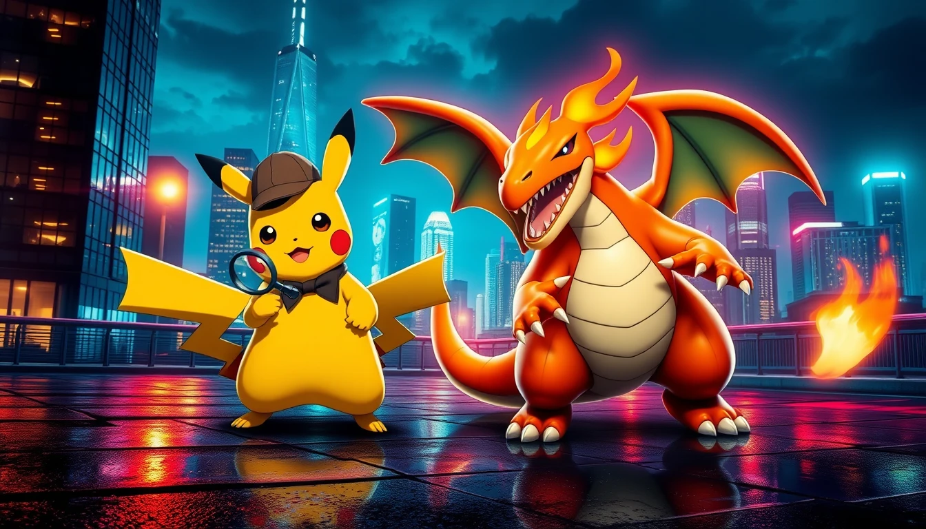 🔥 Free Download Detective Pikachu Charizard Wallpaper by @victoriasmith ...
