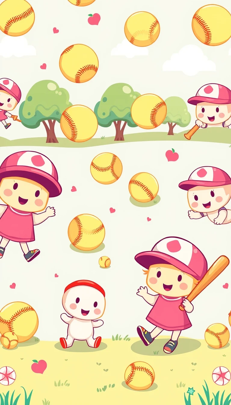 🔥 [60+] Cute Softball Wallpapers | WallpaperSafari