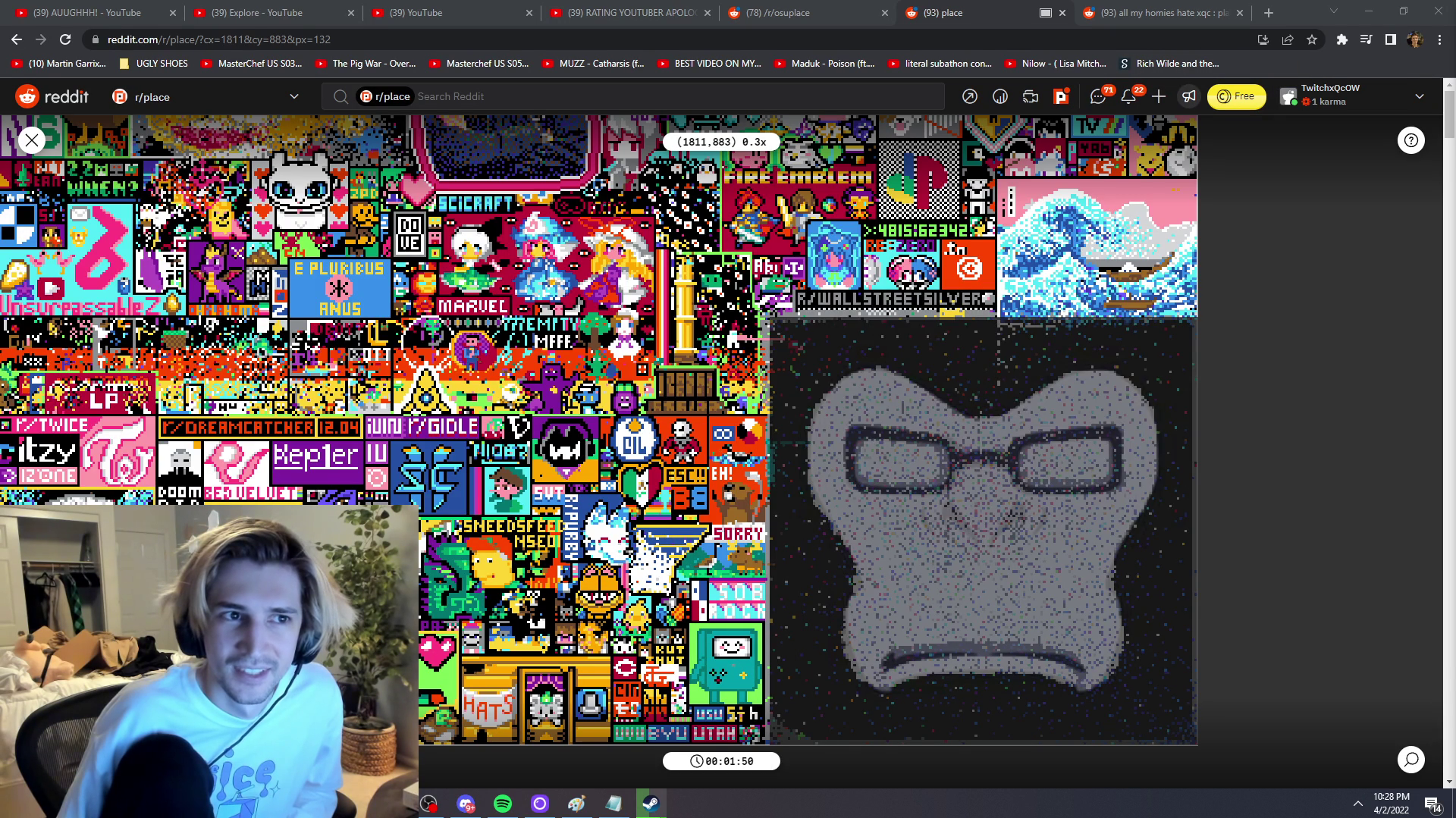 🔥 Free Download Xqc Flipping Off The Spanish Community by @hollyv45 ...